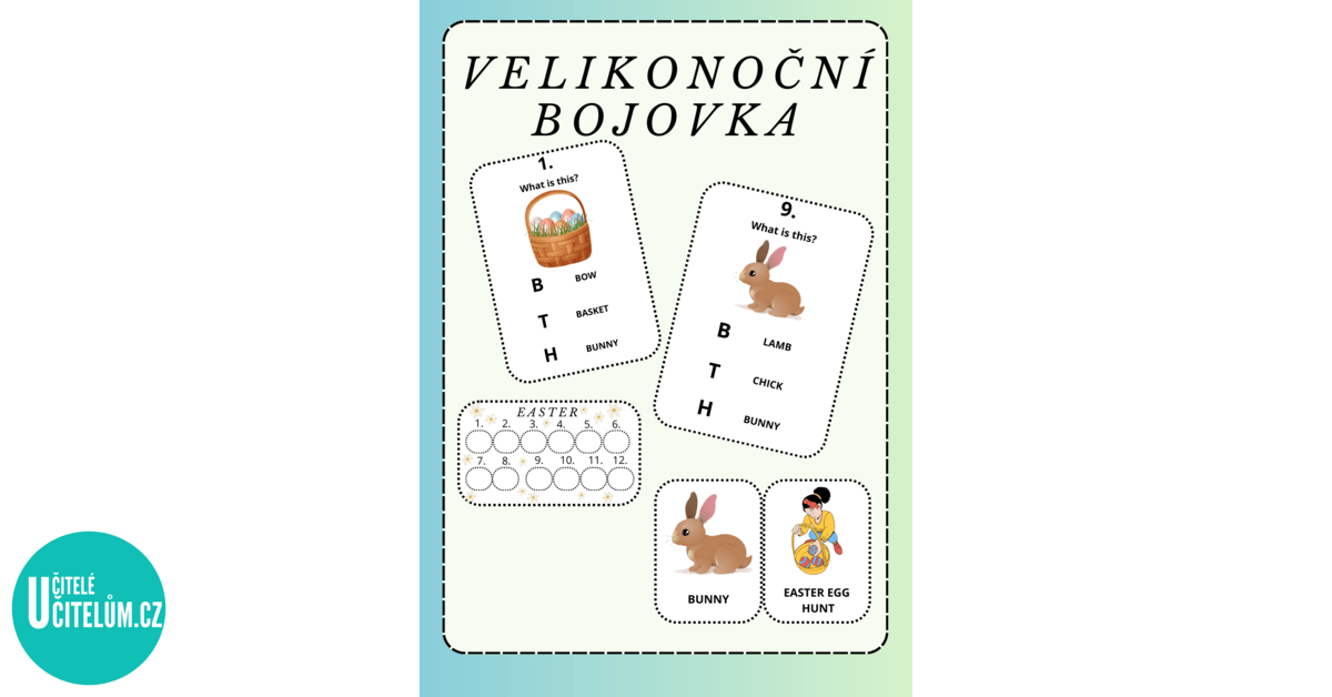 Easter hunt - (Anglická Velikonoční stezka) - Anglický jazyk | UčiteléUčitelům.cz